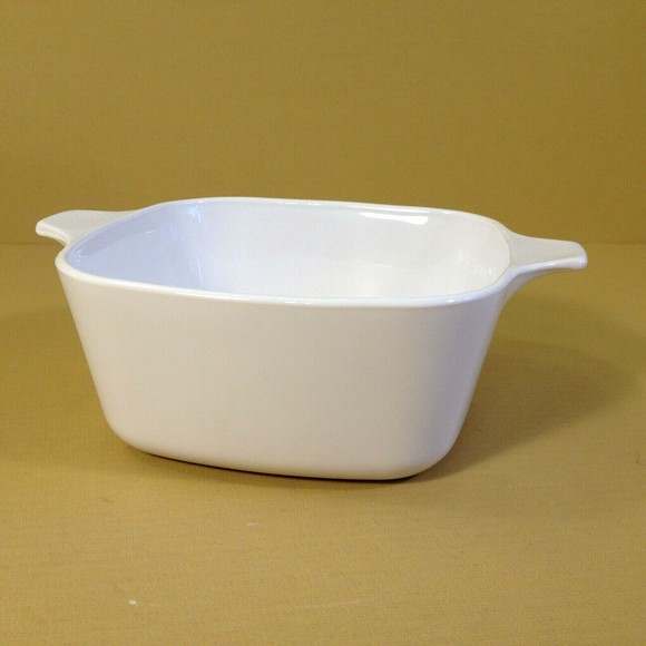 Corningware | Dining | Vintage Corning Ware P43b Frost White Casserole Pan Dish 70ml 5 X 5 ...